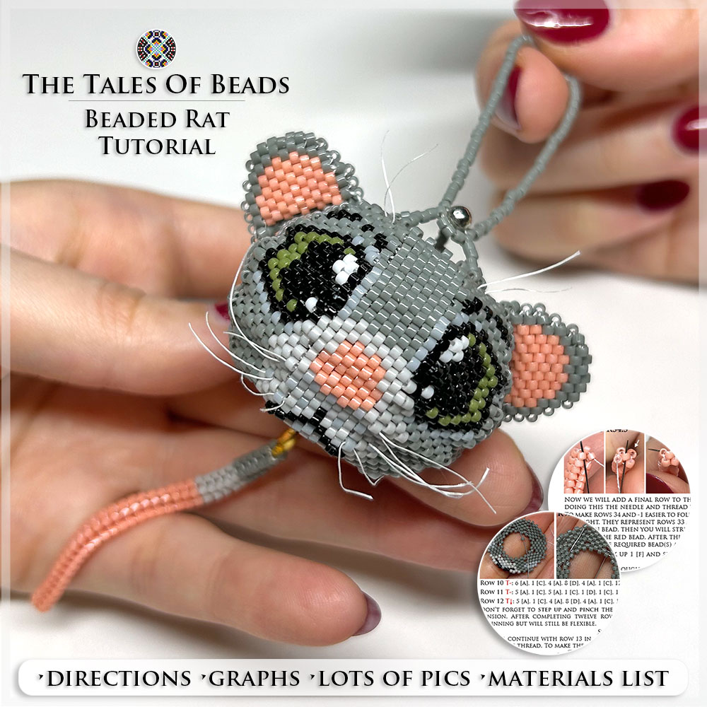 WIld Cats Beading Tutorial - Cougar & Caracal - Beaded Animals Patterns