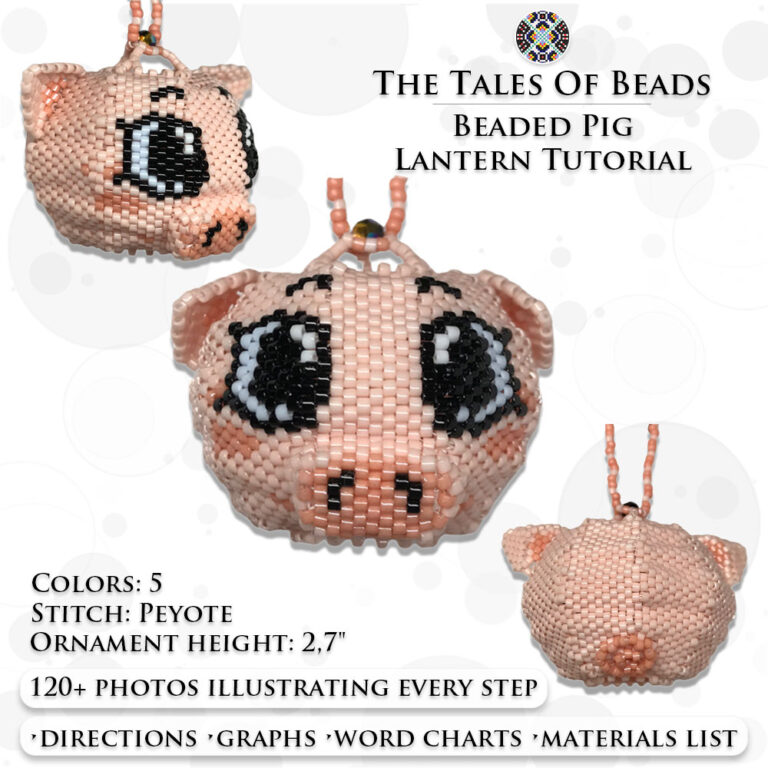 Pig Beading Tutorial - Beaded Animals Patterns