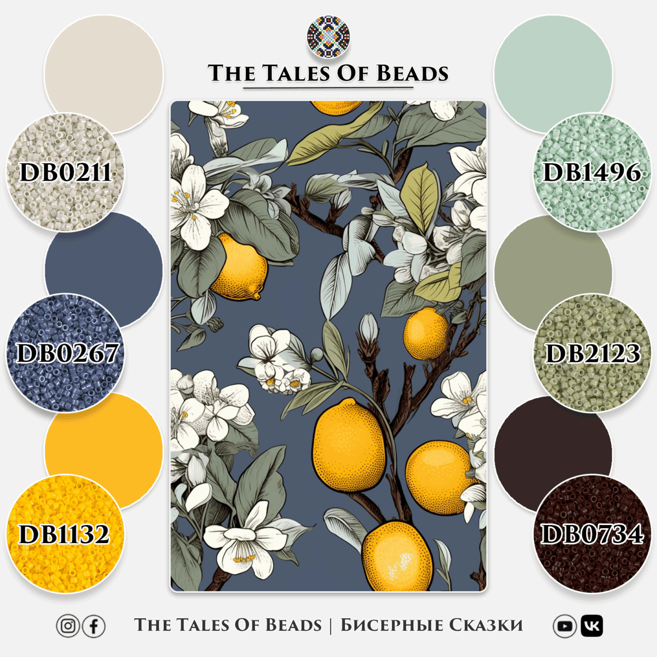 ☀️ 3 Summer Color Palettes for Your Next Beading Project - The Tales Of ...
