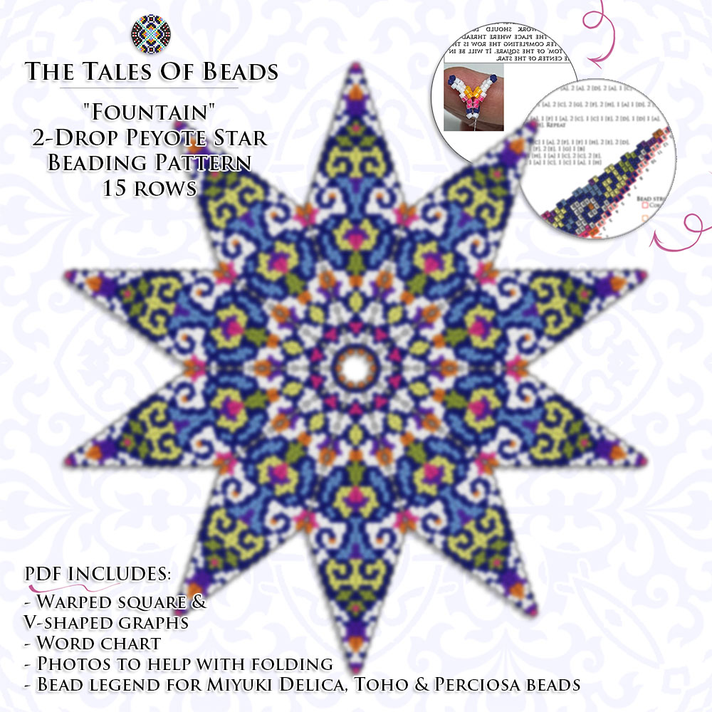 Beaded Star Patterns - The Tales Of Beads