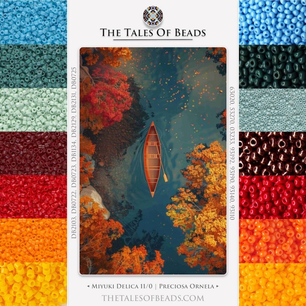 🍂 3 Fall Color Palettes for Your Next Beading Project - The Tales Of Beads